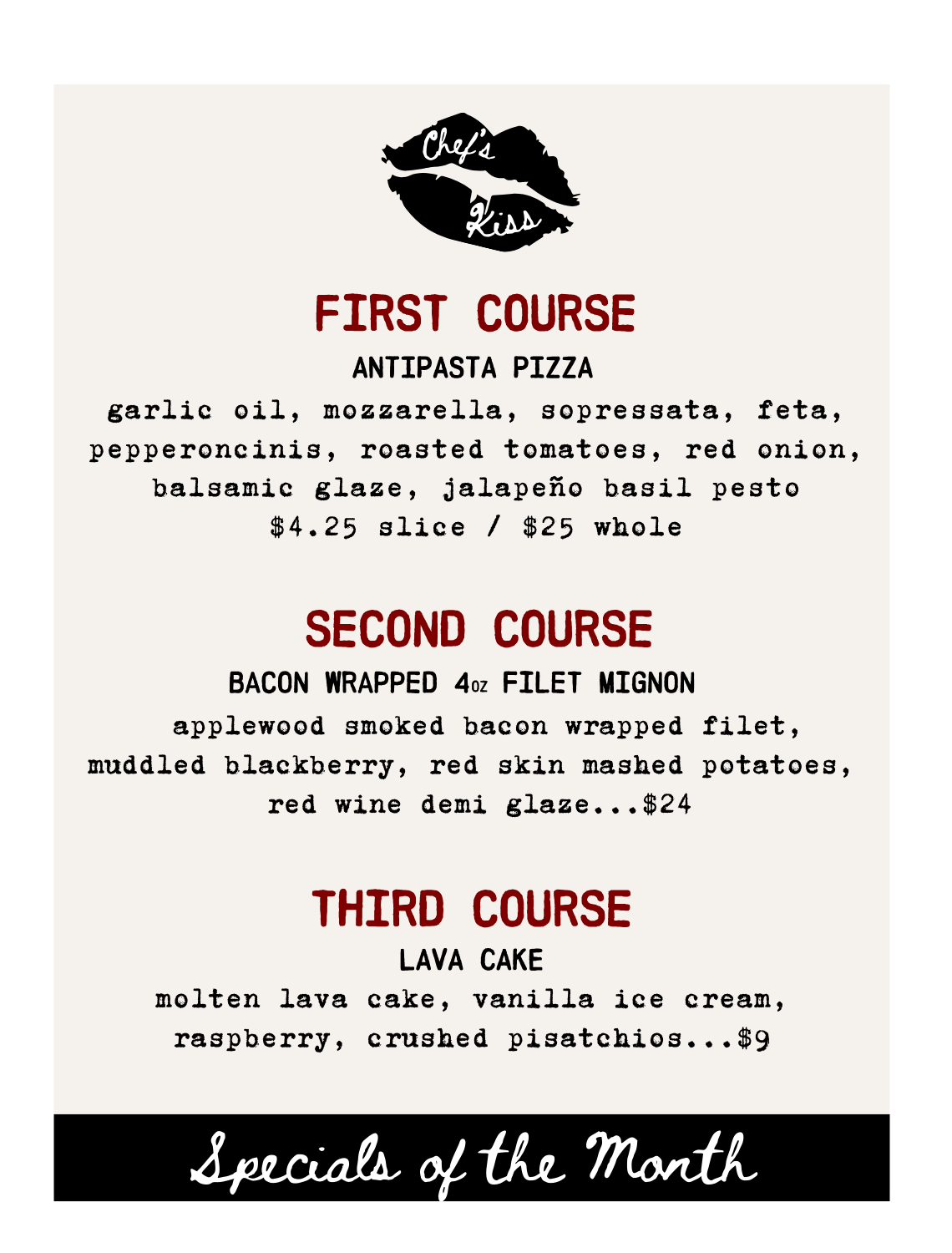 The Starving Artist - Kitchen Open Late